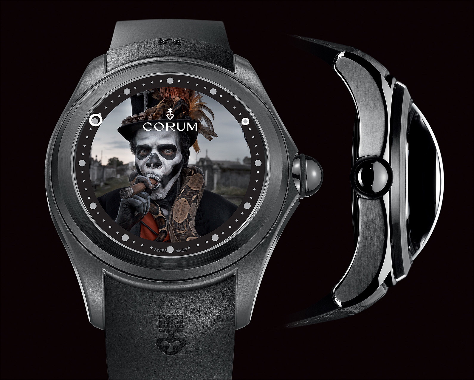 CORUM BUBBLE – Toqué de tocantes